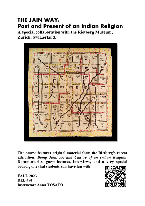 (DOC) The Jain Way. Past and Present of an Indian Religion (UIUC Fall 2023)