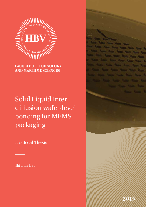 (PDF) Solid liquid interdiffusion wafer-level bonding for MEMS packaging