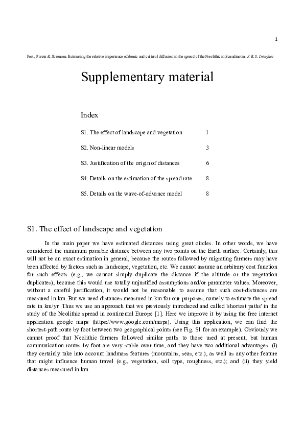 (PDF) Supplementary material from "Estimating the relative importance ...