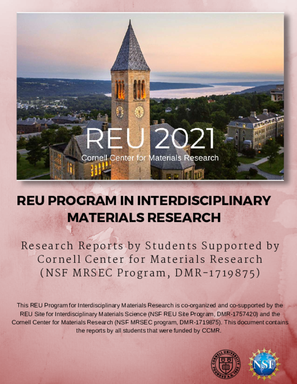 (PDF) Reu Program in Interdisciplinary Materials Research | Zhiting Tian - Academia.edu