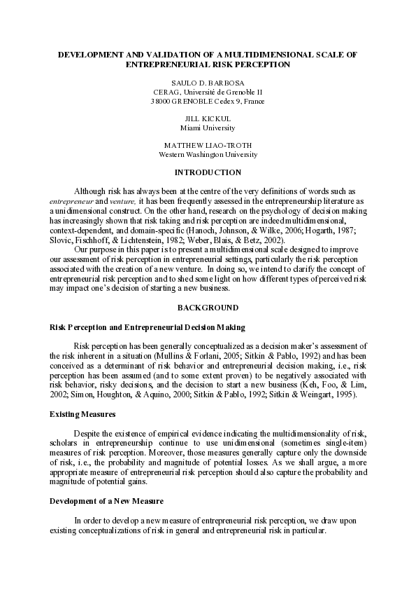 (PDF) Development and Validation of a Multidimensional Scale for Measuring Public Confidence in ...