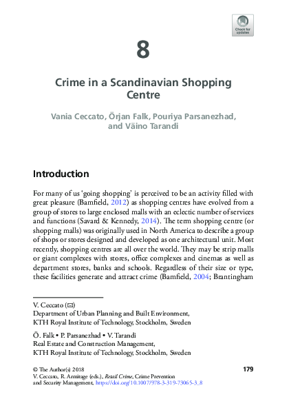 (PDF) Crime in a Scandinavian Shopping Centre