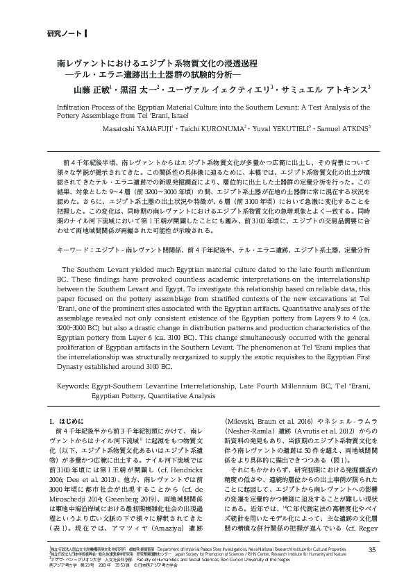 (PDF) Yamafuji,M._et-al._2022_Infiltration_Process_of_the_Egyptian ...