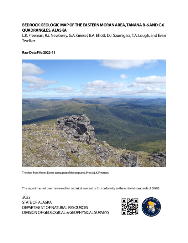 (PDF) Bedrock geologic map of the eastern Moran area, Tanana B-6 and C ...