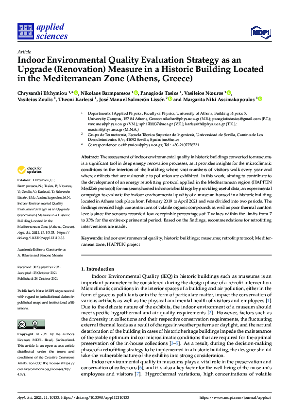 (PDF) Indoor Environmental Quality Evaluation Strategy as an Upgrade ...