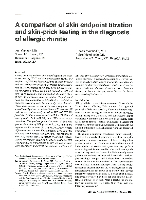 (PDF) A Comparison of Skin Endpoint Titration and Skin-Prick Testing in ...