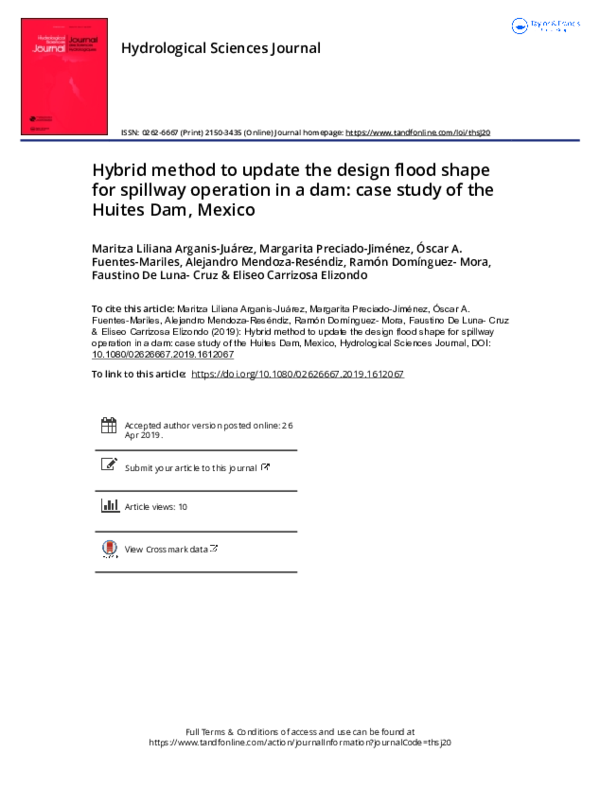 (PDF) Hybrid method to update the design flood shape for spillway ...