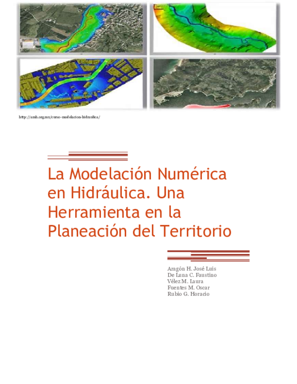 (PDF) La Modelación Numérica en Hidráulica. Una Herramienta en la Planeación del Territorio