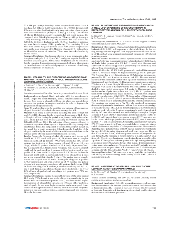 (PDF) Blinatumomab and Inotuzumab-Ozogamicin: A “Real Life” Experience ...