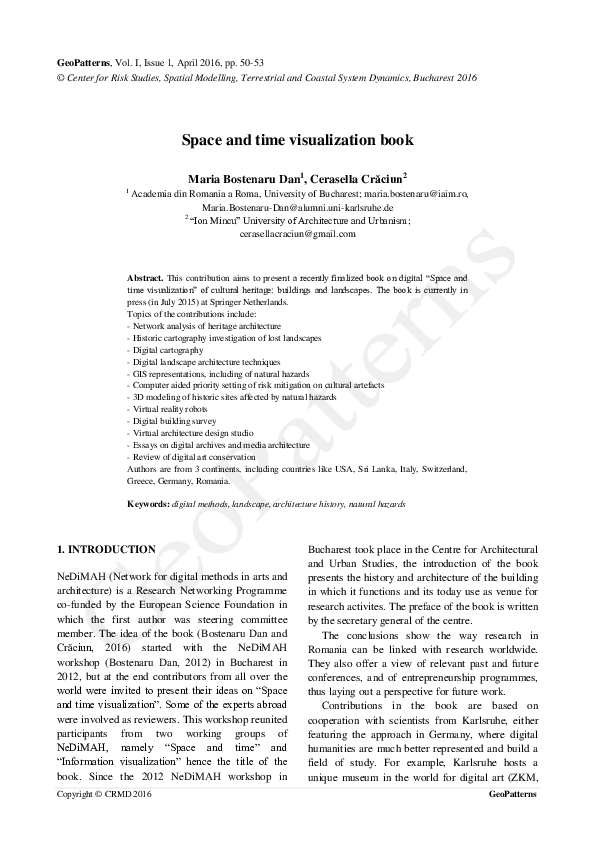 (PDF) Space and time visualization book