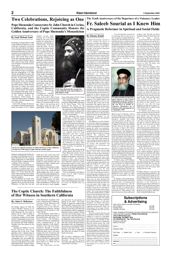 (PDF) Fr. Saleeb Sourial as I Knew Him; A Pragmatic Reformer in ...