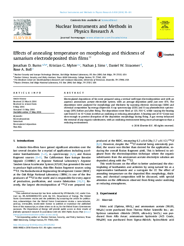 (PDF) Effects of annealing temperature on morphologies and optical ... (PDF) Effects of annealing temperature on morphologies and optical ...