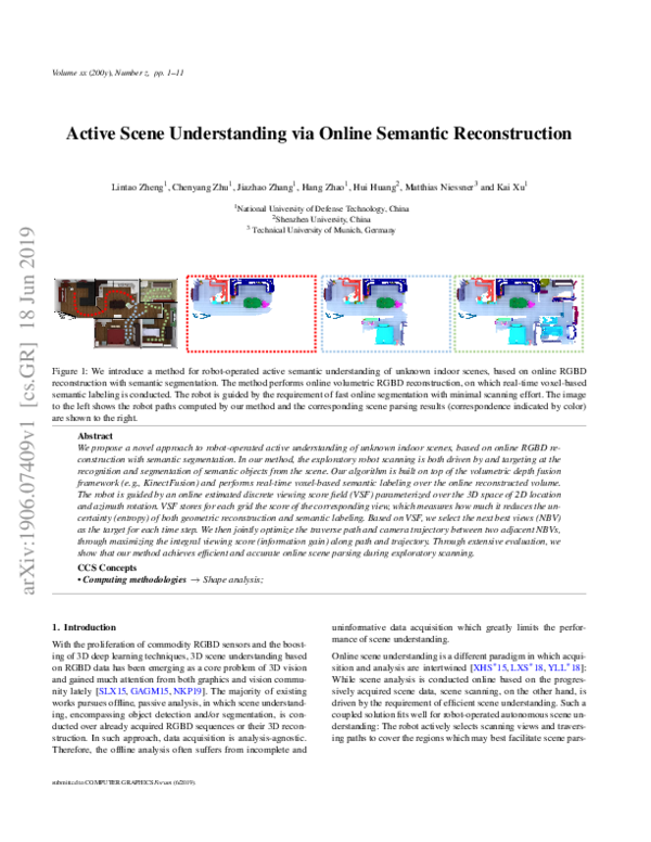 (PDF) Active Scene Understanding via Online Semantic Reconstruction