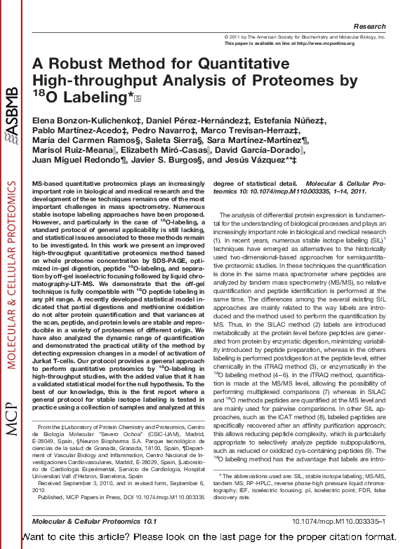 (PDF) A Robust Method for Quantitative High-throughput Analysis of ...