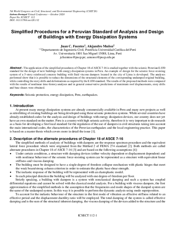 (PDF) Simplified Procedures for a Peruvian Standard of Analysis and ...