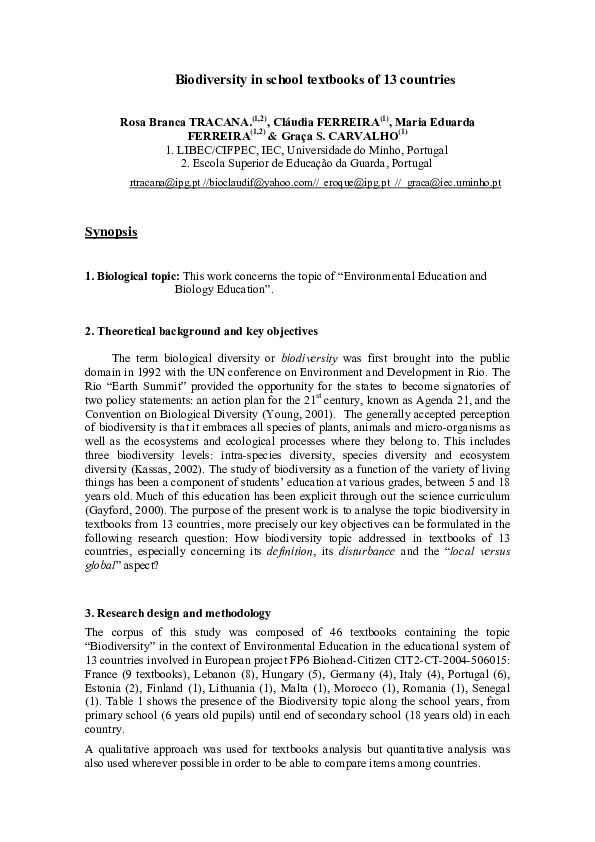 (PDF) Biology Education”