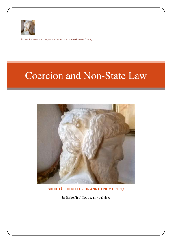 (PDF) Coercion and Non-State Law