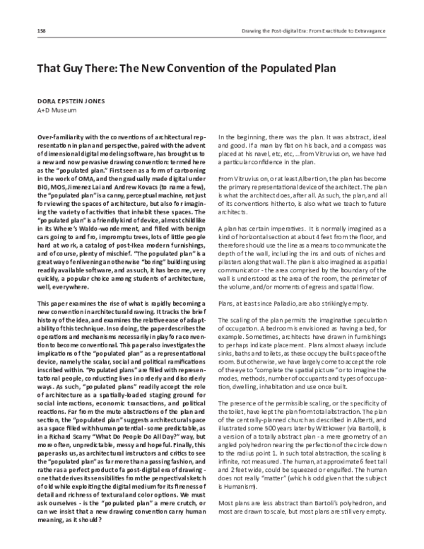 (PDF) That Guy There: The New Convention of the Populated Plan