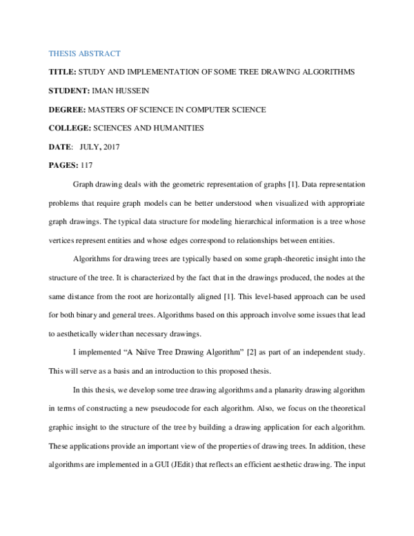 (PDF) Study and implementation of some tree drawing algorithms