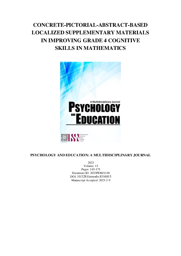 (PDF) Concrete-Pictorial-Abstract-Based Localized Supplementary ...