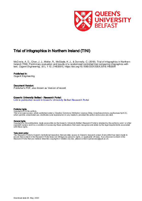 (PDF) Trial of infographics in Northern Ireland (TINI): Preliminary ...