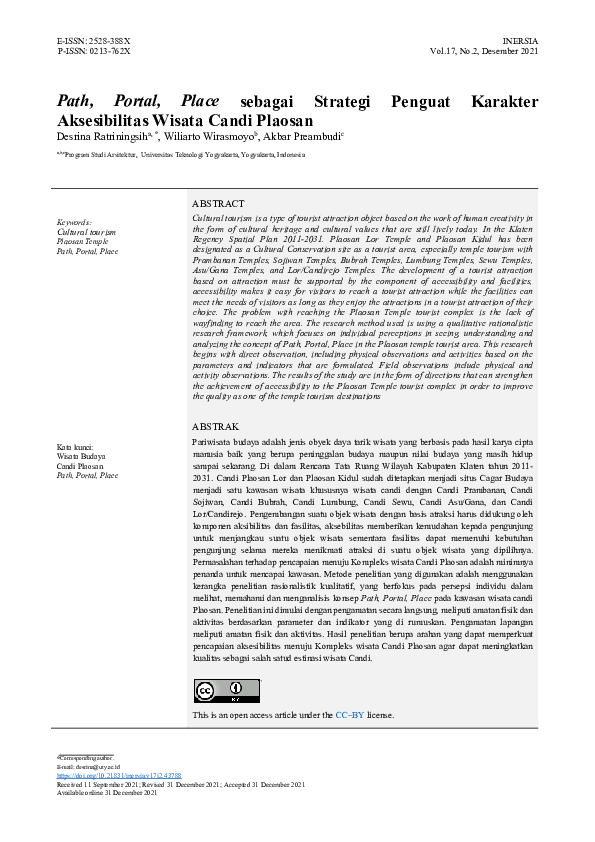 (PDF) Path, Portal, Place sebagai Strategi Penguat Karakter ...