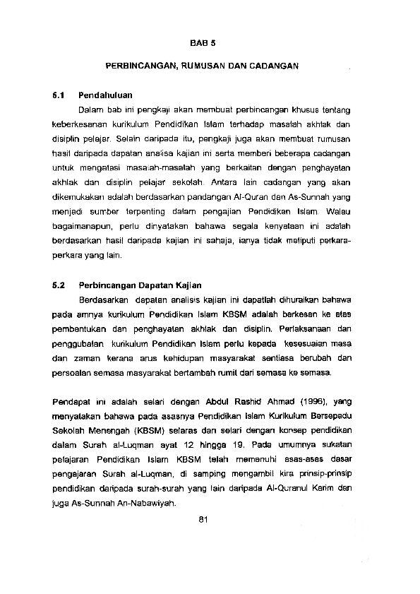 (PDF) Keberkesanan kurikulum Pendidikan Islam KBSM terhadap masalah ...
