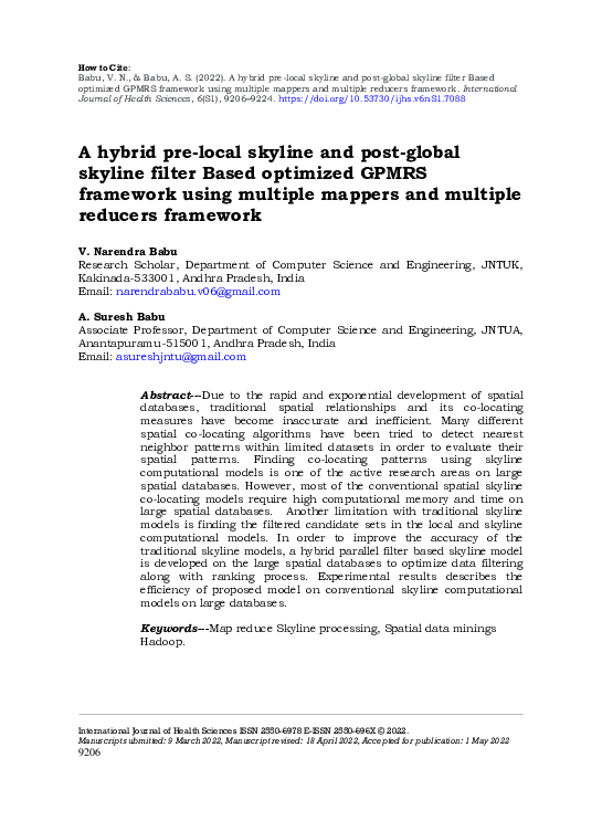 (PDF) hybrid pre-local skyline and post-global skyline filter Based optimized GPMRS framework ...