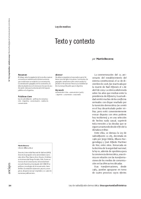 (PDF) Texto y contexto