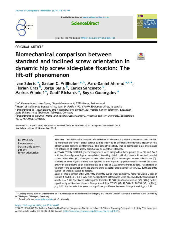 (PDF) Biomechanical comparison between standard and inclined screw ...