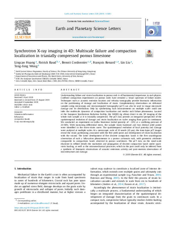 (PDF) Synchrotron X-ray imaging in 4D: Multiscale failure and ...
