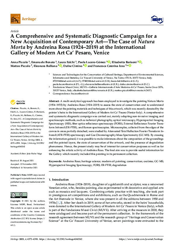 (PDF) A Comprehensive and Systematic Diagnostic Campaign for a New ...