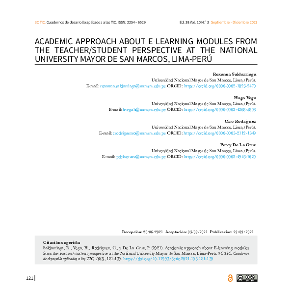 (PDF) Academic approach about E-learning modules from the teacher ...