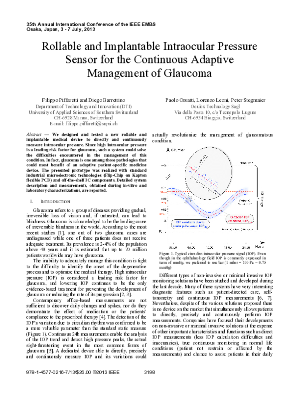 (PDF) Rollable and Implantable Intraocular Pressure Sensor for the ...