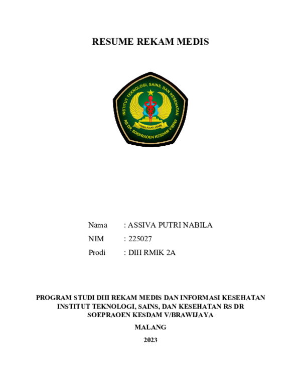 (DOC) REKAM MEDIS