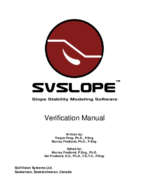 (PDF) Slope Stability Modeling Software