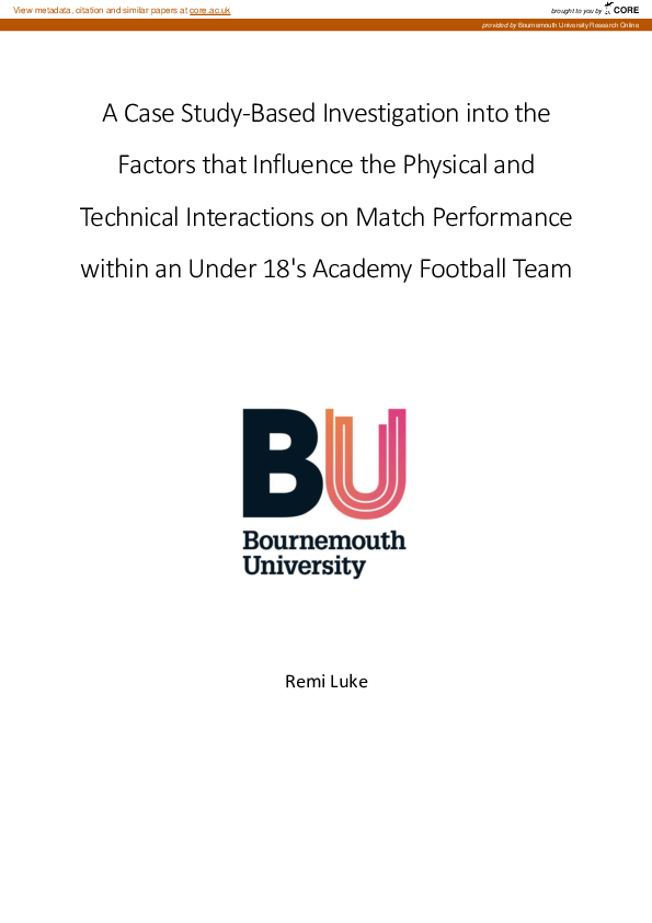 (PDF) A case study-based investigation into the factors that influence ...
