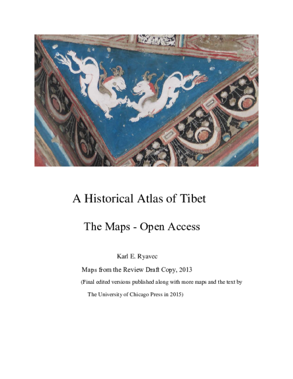 (PDF) Historical Atlas of Tibet - Maps only
