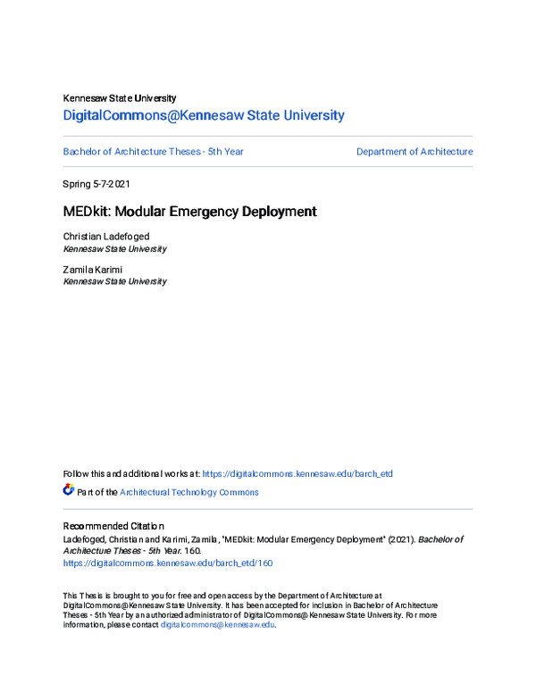 (PDF) MEDkit: Modular Emergency Deployment