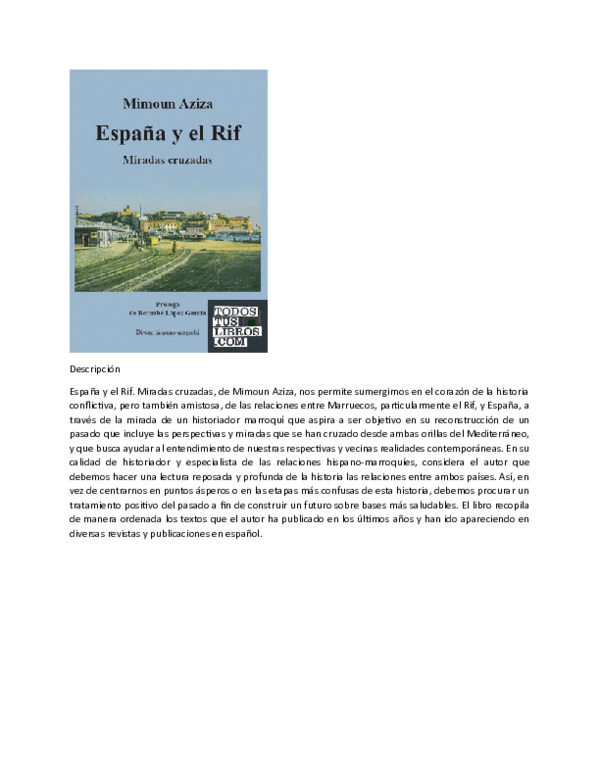 (DOC) Espana y el Rif Miradas cruzadas