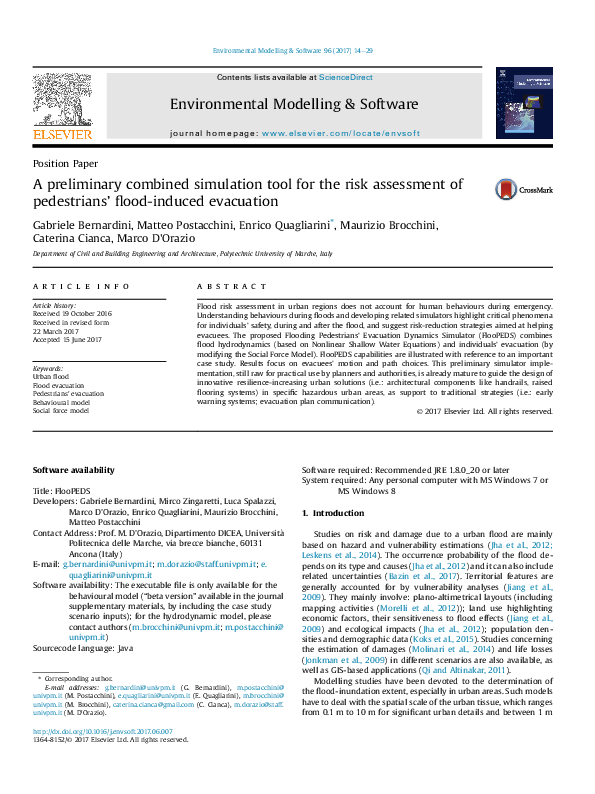 (PDF) A preliminary combined simulation tool for the risk assessment of ...
