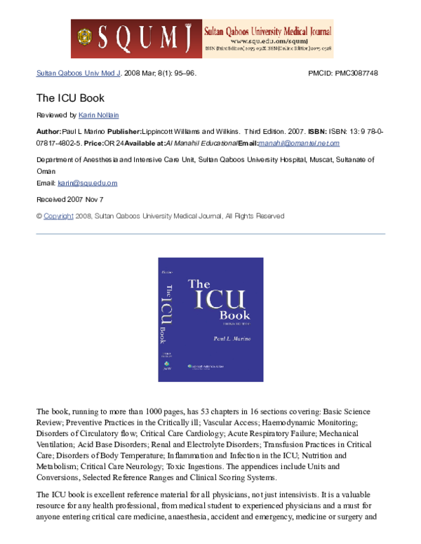 (PDF) The ICU Book