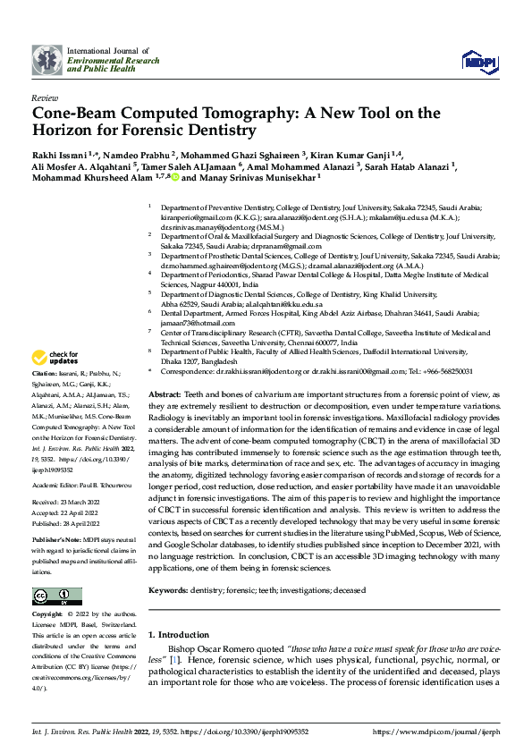 (PDF) Cone-Beam Computed Tomography: A New Tool on the Horizon for ...