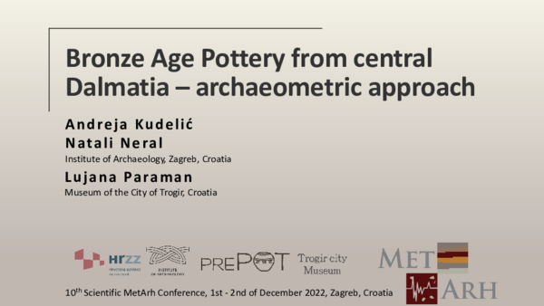 (PDF) Bronze Age Pottery from central Dalmatia: Archaeometric approach