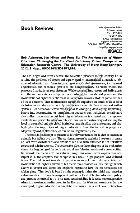 (PDF) Bob Adamson Jon Nixon and Feng Su The Reorientation of Higher