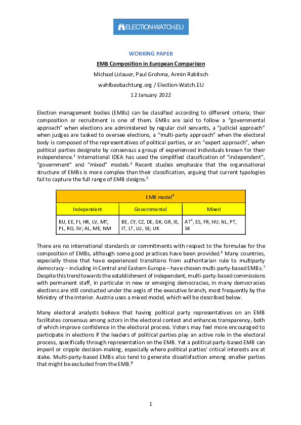 (PDF) EMB Composition in European Comparison | Paul Grohma - Academia.edu
