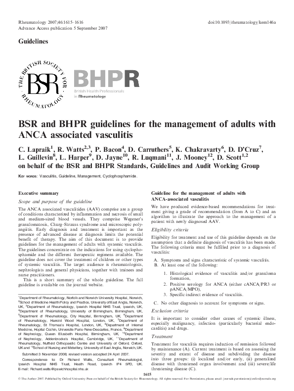 (PDF) Guidelines BSR and BHPR guidelines for the management of adults ...
