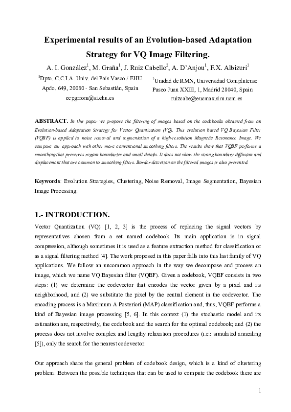 (PDF) Experimental results of an evolution-based adaptation strategy ...