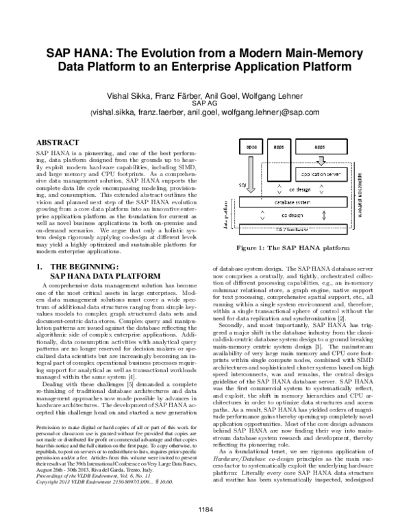 (PDF) Sap Hana