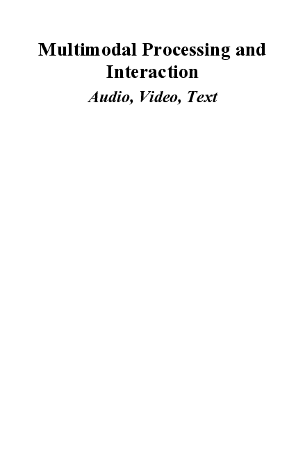 (PDF) Multimodal Processing and Interaction